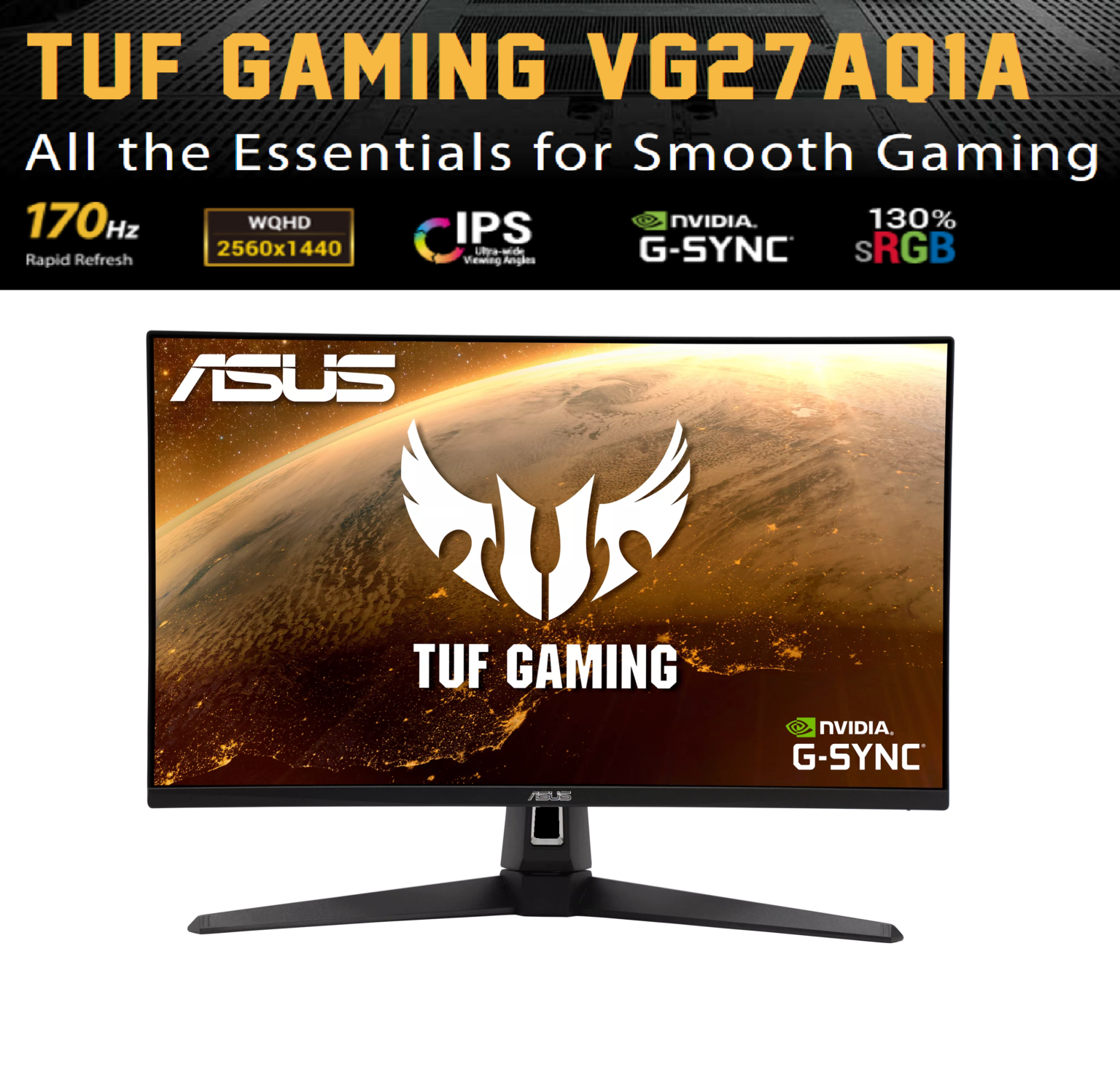 مانیتور گیمینگ ایسوس مدل VG27AQ1A